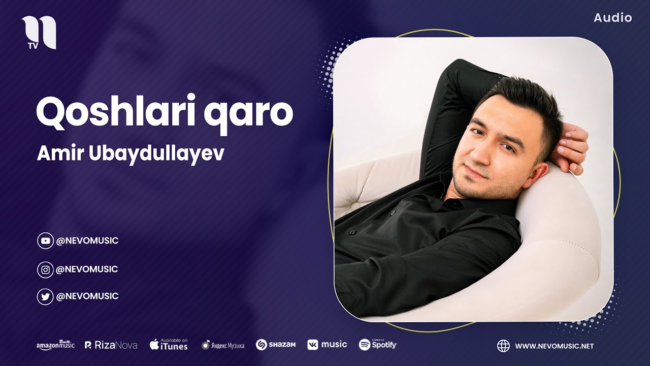Amir Ubaydullayev - Qoshlari qaro (audio 2023) - YouTube