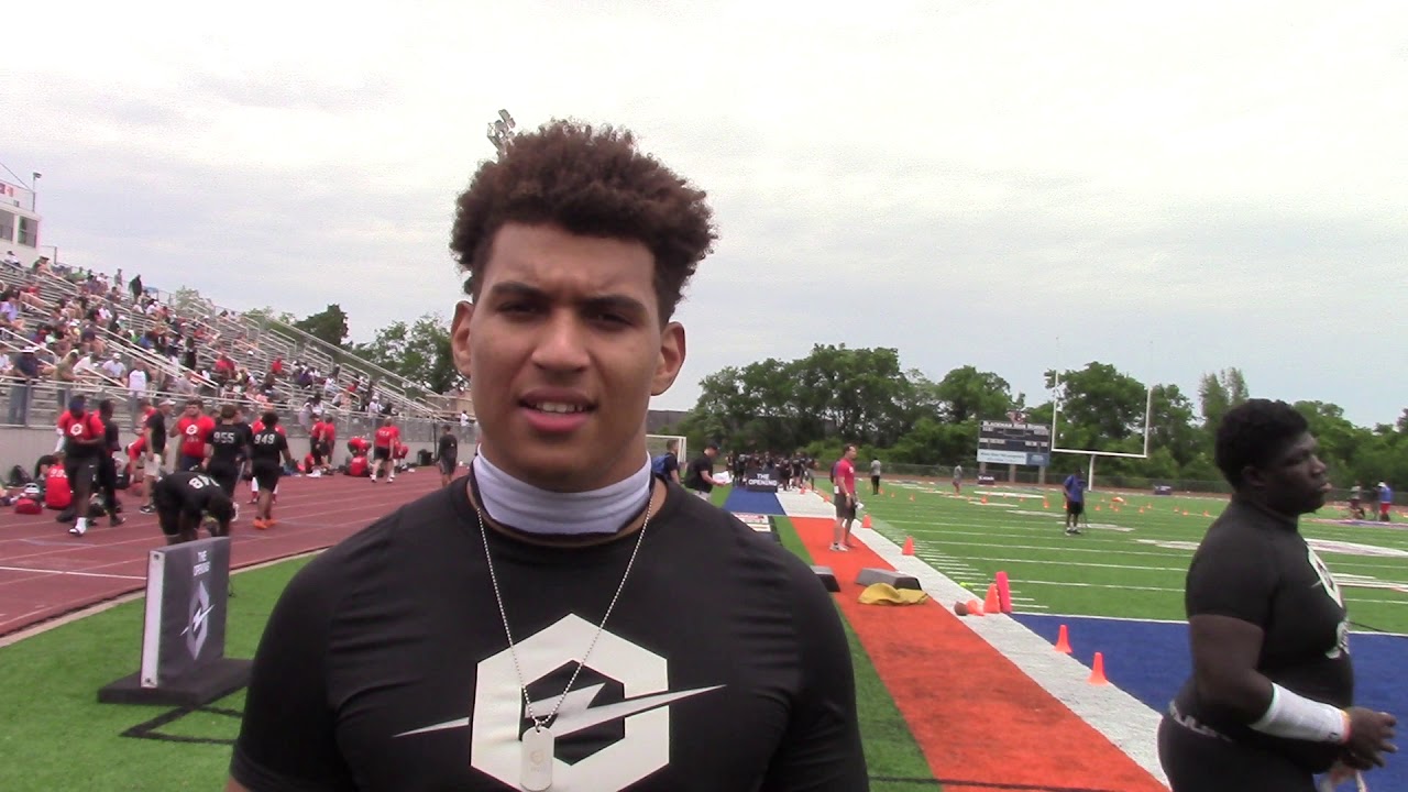 4-Star 2020 DE Tyler Baron Opening Regional MVP Interview - YouTube
