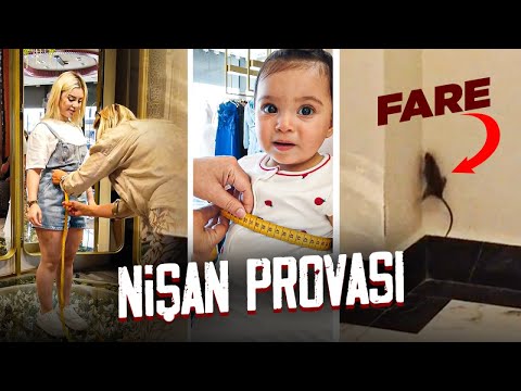 NİŞAN ELBİSESİ PROVASINA GİTTİK!!👗SİTEDE FARE PANİĞİ 🐁