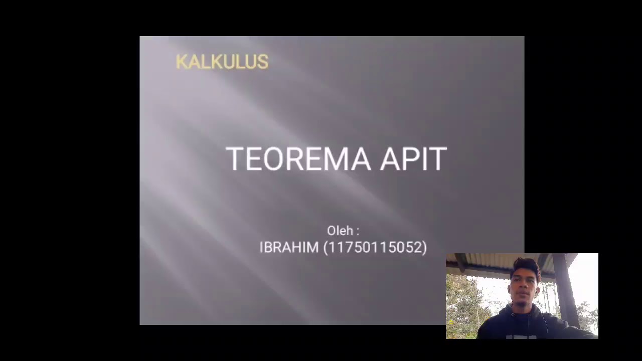 Kalkulus Teorema Apit - YouTube