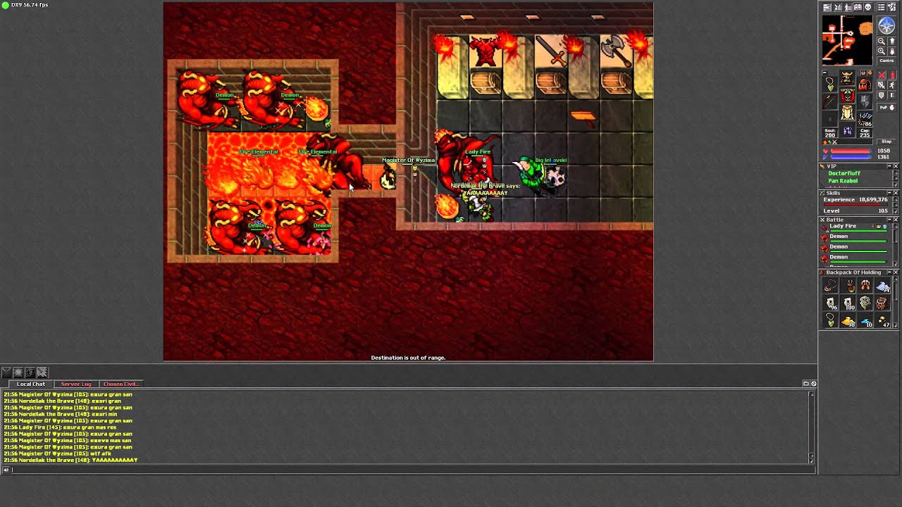 Tibia RL 10.90 Annihilator on Guardia 105 RP - YouTube