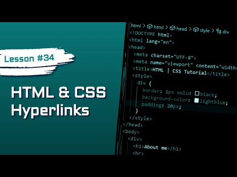 How To Add Hyperlink To Website? | HTML & CSS #34 - YouTube