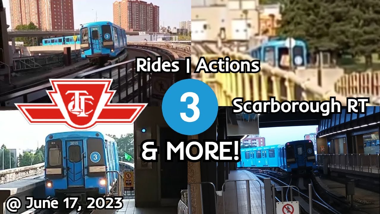 All TTC Line 3 Scarborough RT Rides & Actions Videos I Took Before The ...