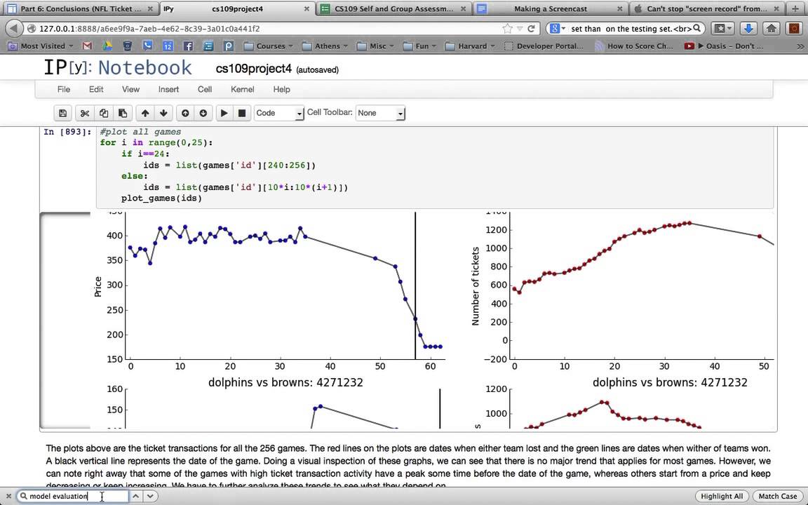 CS109 Final Project - NFL Tickets - YouTube