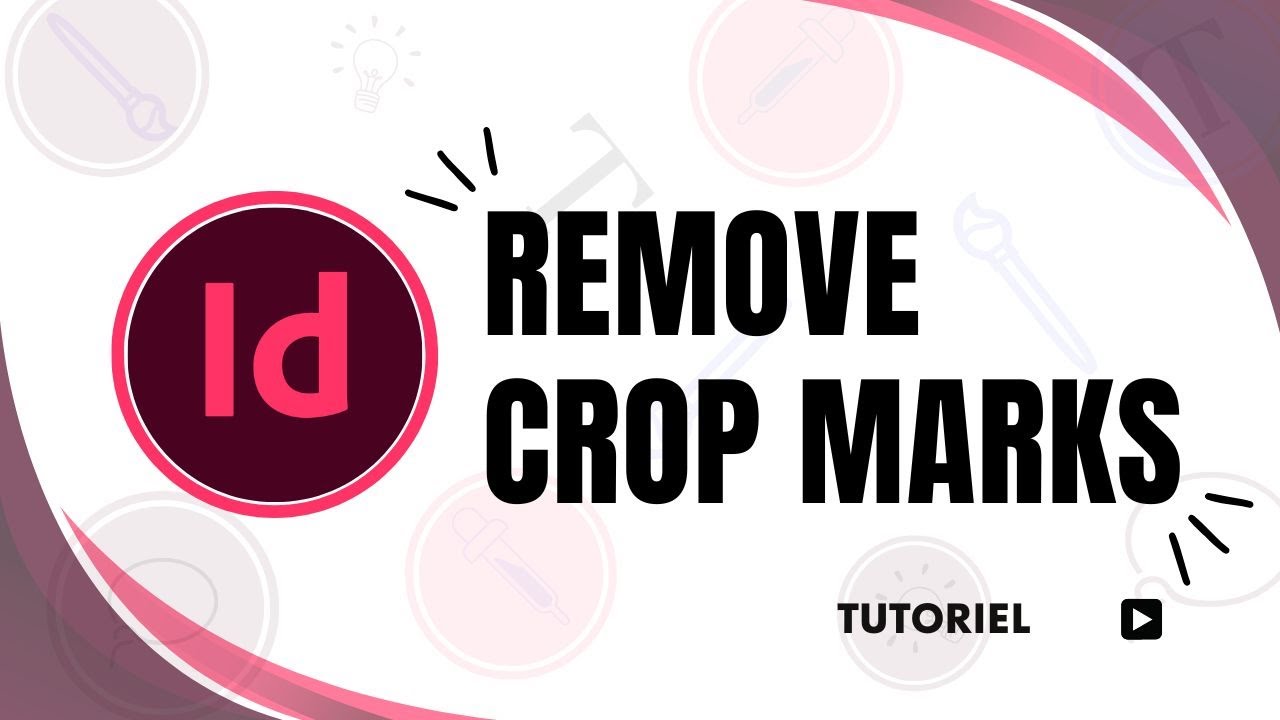 How to remove crop marks in InDesign - YouTube