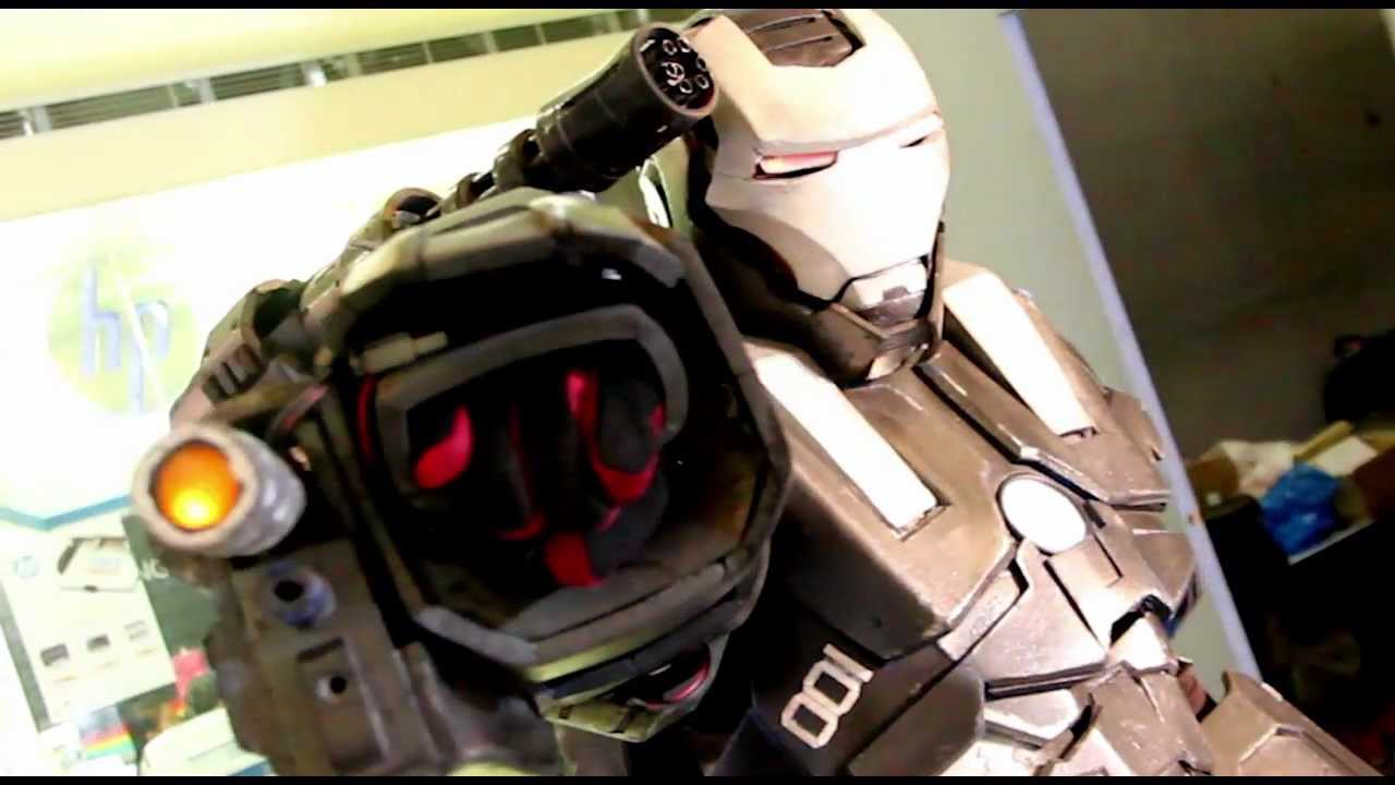 WAR MACHINE COSPLAY - YouTube