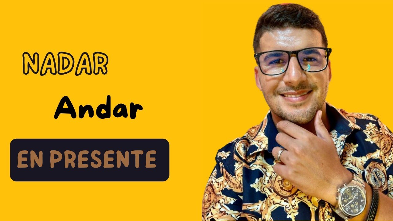 El verbo nadar y andar en presente de indicativo - YouTube