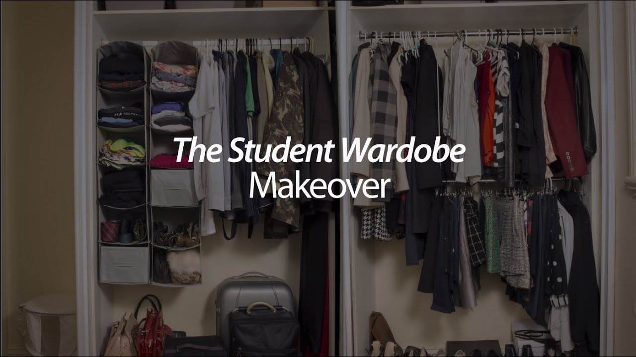 Part 2 : Student Wardrobe Makeover - YouTube
