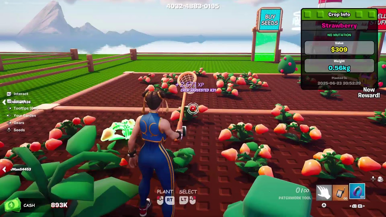 Finally touching grass in Go Garden. Fortnite - YouTube
