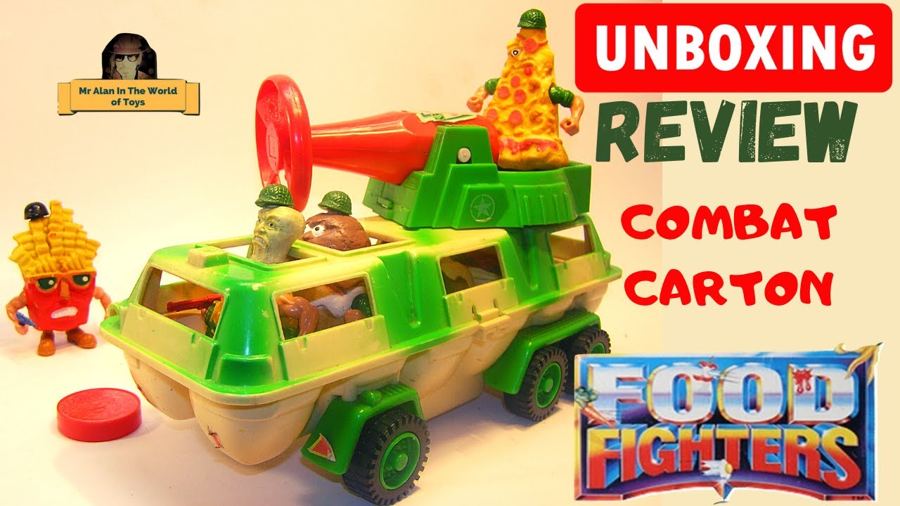 Food Fighters Mattel Combat Carton Unboxing & Review - YouTube