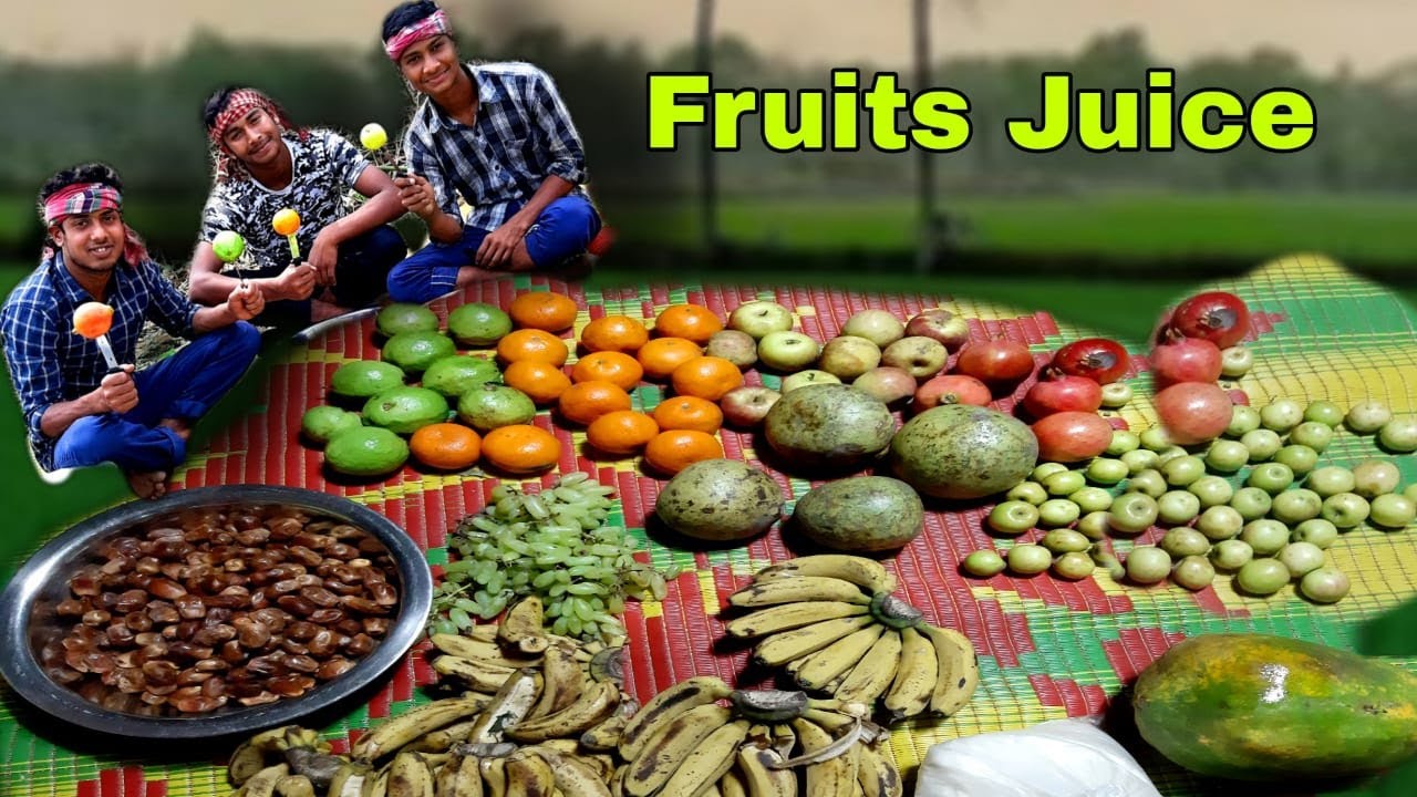 FRUITS MIXER | MIXED FRUIT JUICE RECIPE | HEALTHY FRUITS RECIPE ...