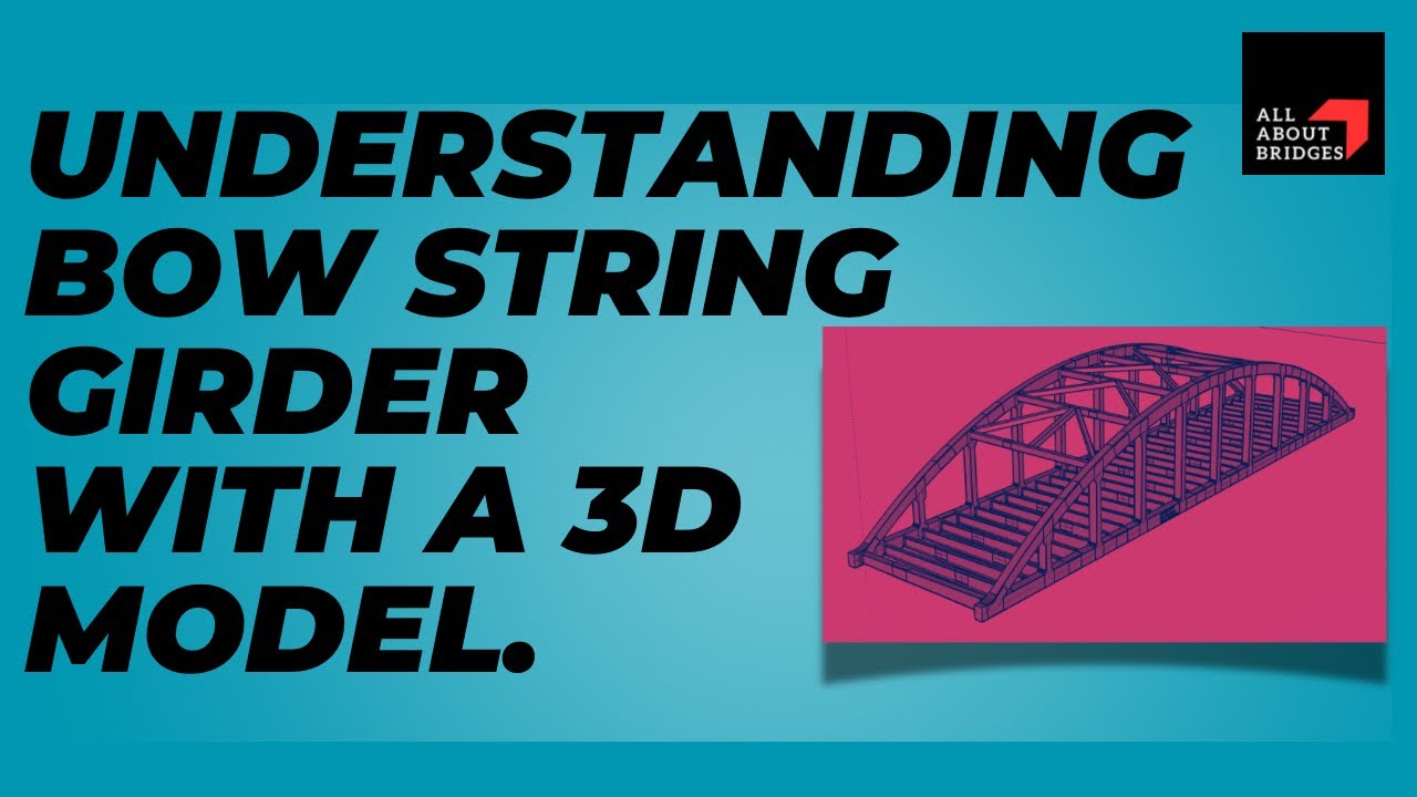 Understanding Bow String Girder components and assembly with a 3D model ...