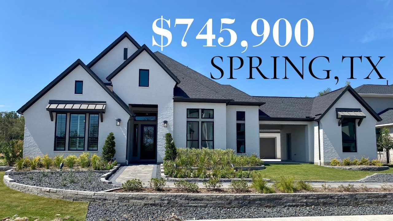 Modern & Elegant 750k NEW CONSTRUCTION Home In Spring, Texas! | TRI ...