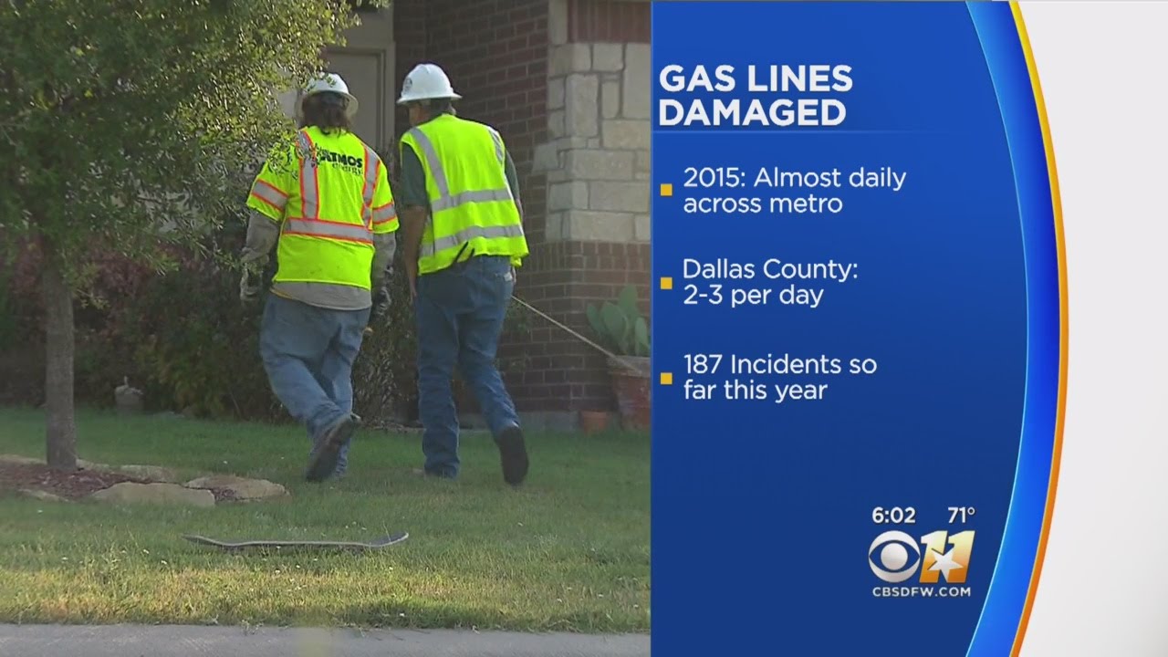 I-Team: Underground Gas Lines Damaged Almost Daily - YouTube