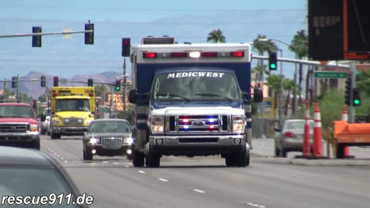 Ambulance MedicWest Las Vegas - YouTube