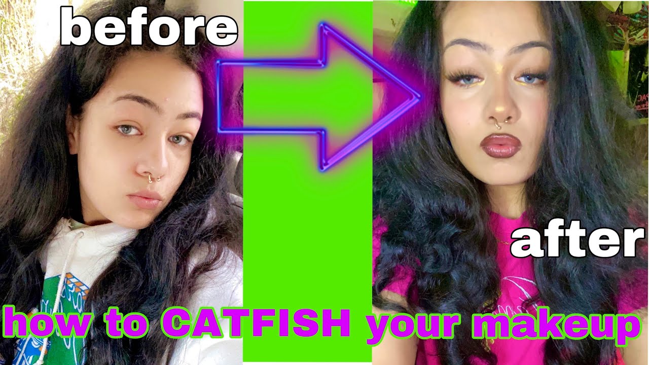 how to CATFISH your makeup *cosmetics routine* - YouTube