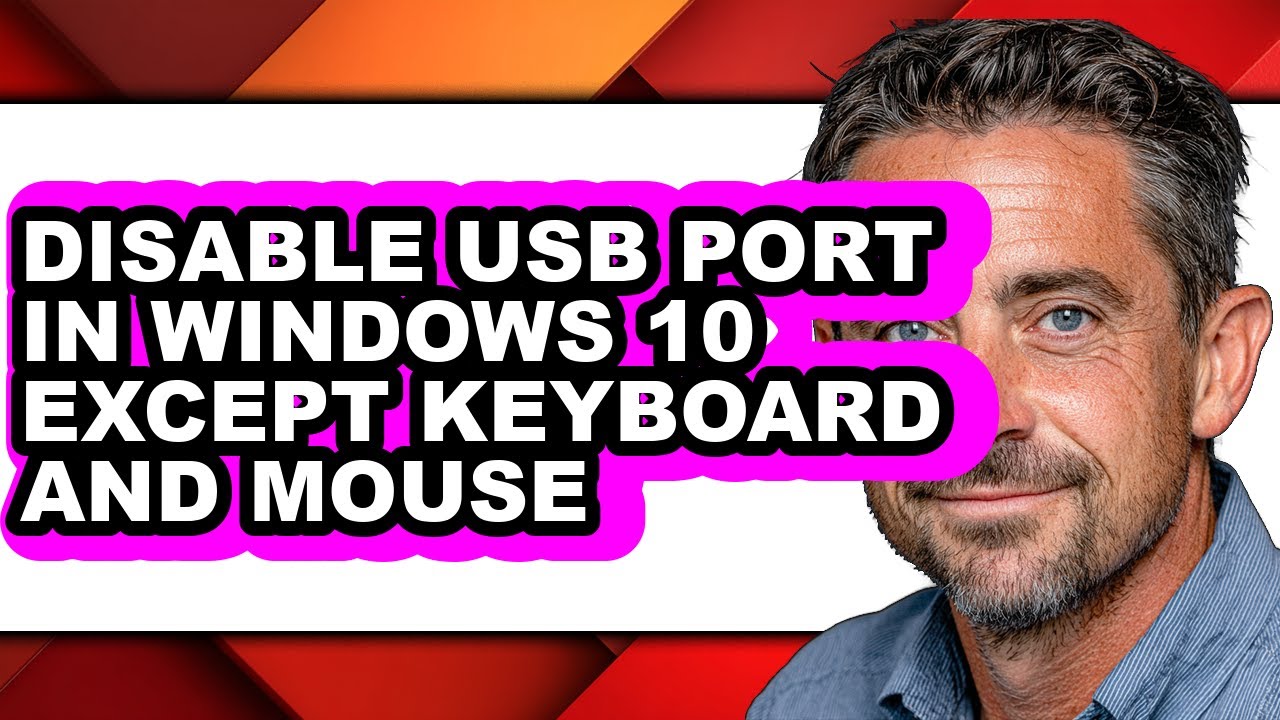 How to Disable Usb Port in Windows 10 Except Keyboard and Mouse (only ...