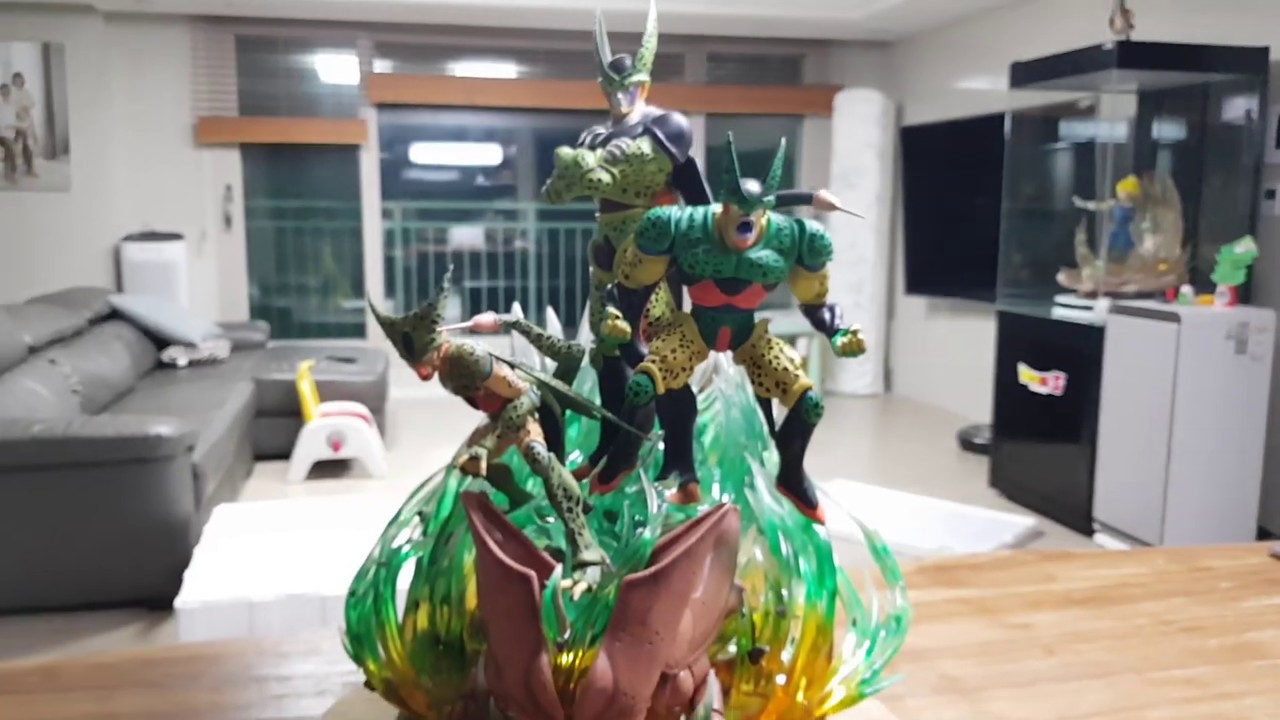 Unboxing SHK Studio one life time CELL Statue 드래곤볼 셀 레진피규어 개봉 - YouTube