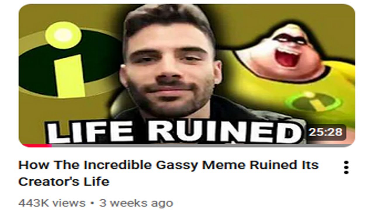The Incredible Gassy Is A Master Piece - YouTube
