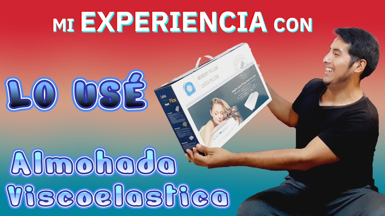 Mi EXPERIENCIA con la Almohada Memory Foam Viscoelástica | 2023 - YouTube