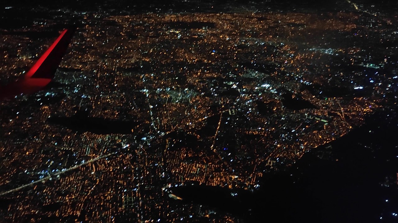 Bengaluru Night Aerial View - YouTube