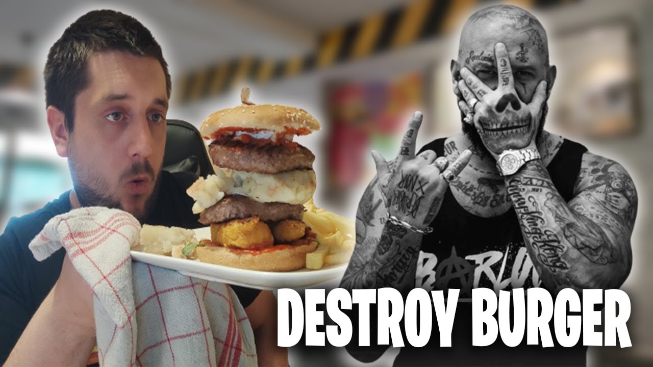 ASMR FR : JE TESTE LE DESTROY BURGER DU BARLOU BURGER DE SETH GUEKO ...