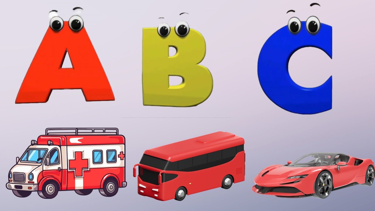 ABC Song Phonics, Transportation Song, ABC Song, Alphabet Educational ...