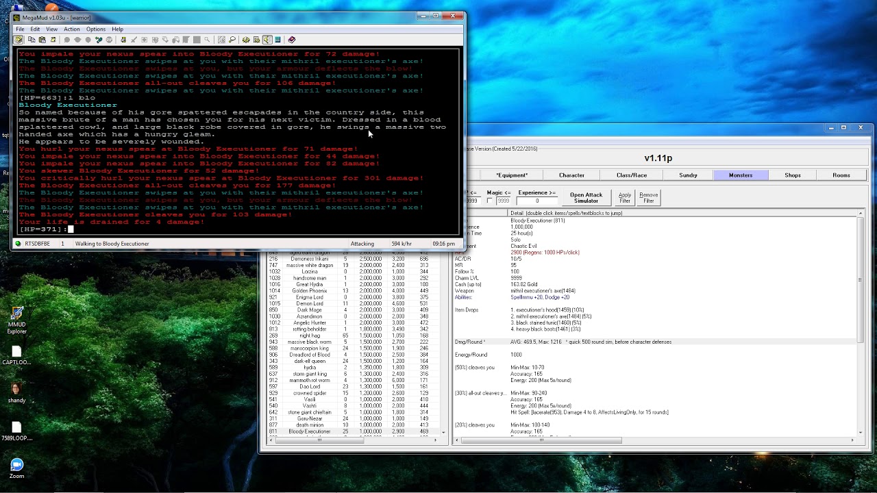 Boss: Bloody Executioner attempt #1 | MajorMUD 126 - YouTube