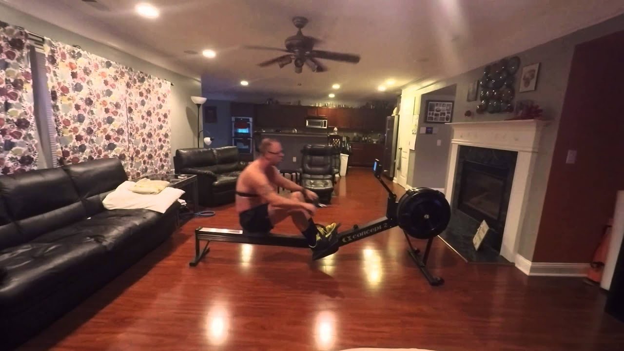 5000m Row - Concept 2 Indoor Rower - YouTube