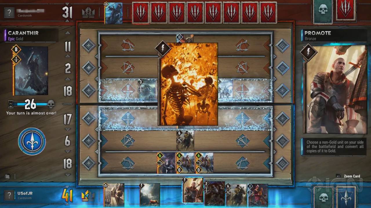 Gwent: The Witcher Card Game - Northern Realms Deck Gameplay (Alpha ...