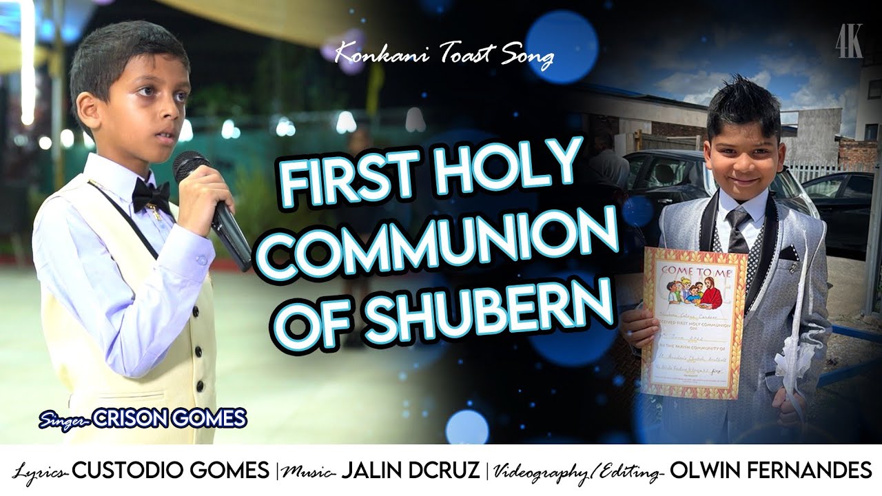 Communion Toast Song || First Holy Communion || Shubern Cardoso - YouTube