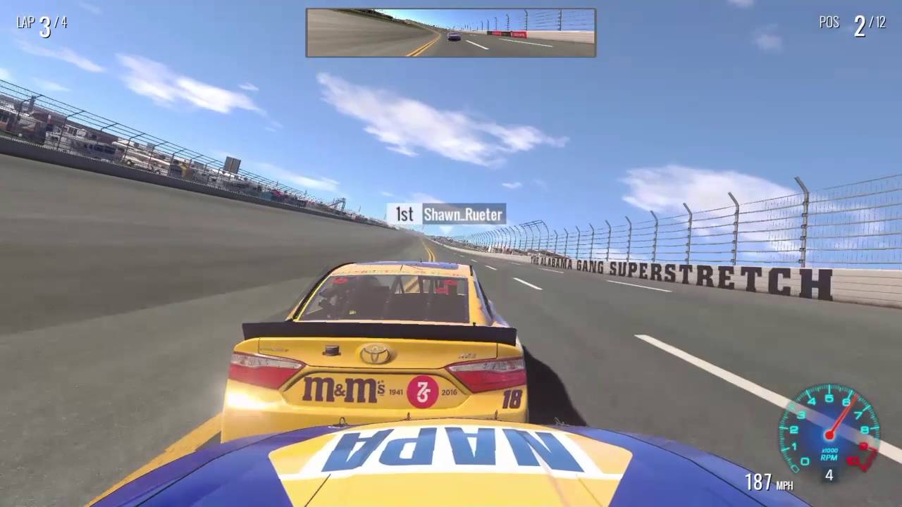 NASCAR Heat online #2 BUMP DRAFTING - YouTube