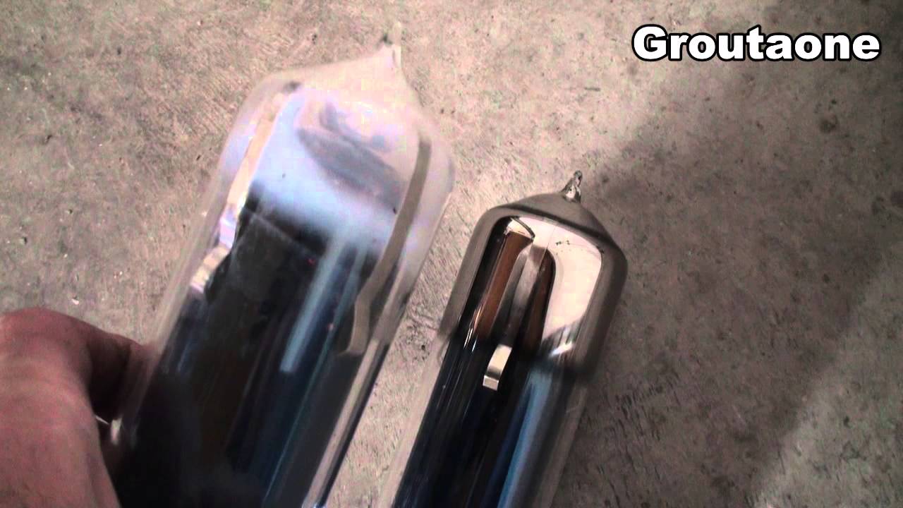 Smashed Solar Tube And A Look Inside - YouTube