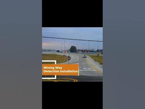 Wrong Way Detection Systems - YouTube