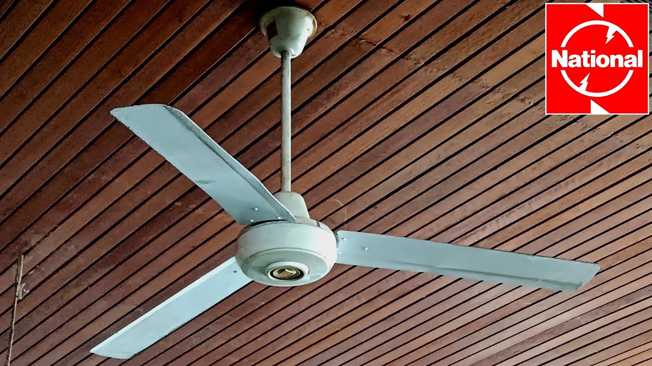 National 56" industrial ceiling fan - YouTube