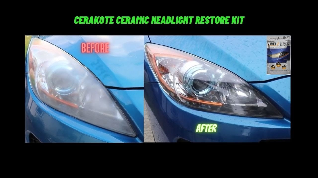 How To Restore Headlights Using Cerakote Ceramic Headlight Restoration