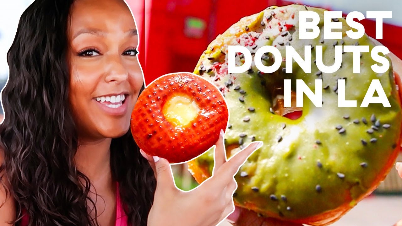 I Tried 6 Of The Best Donut Shops In LA | Delish - YouTube