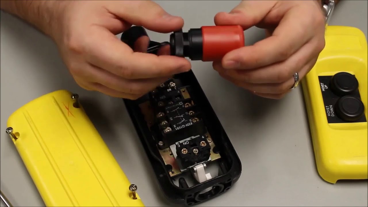 BOOMIndustrial Push Button Switch Emergency Stop for Electric Crane ...