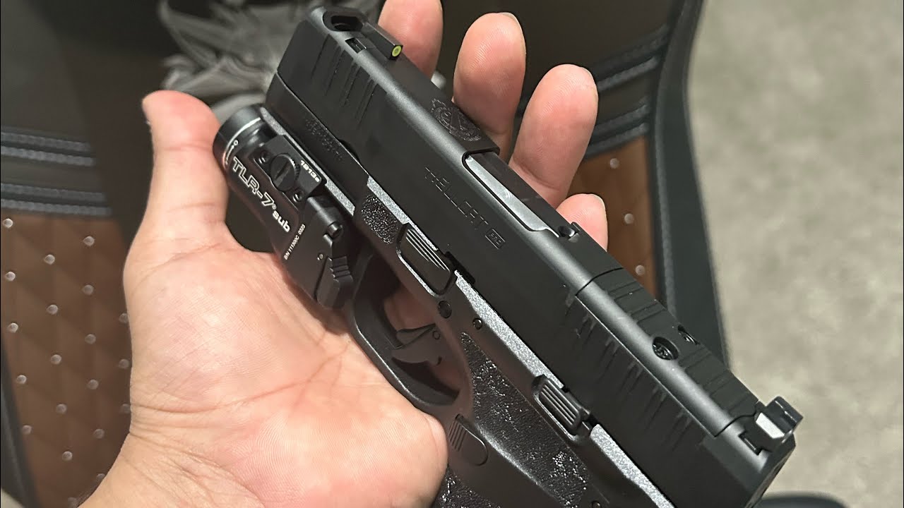 Hellcat pro comp comparison vs X Macro vs M&p shield plus pc - YouTube