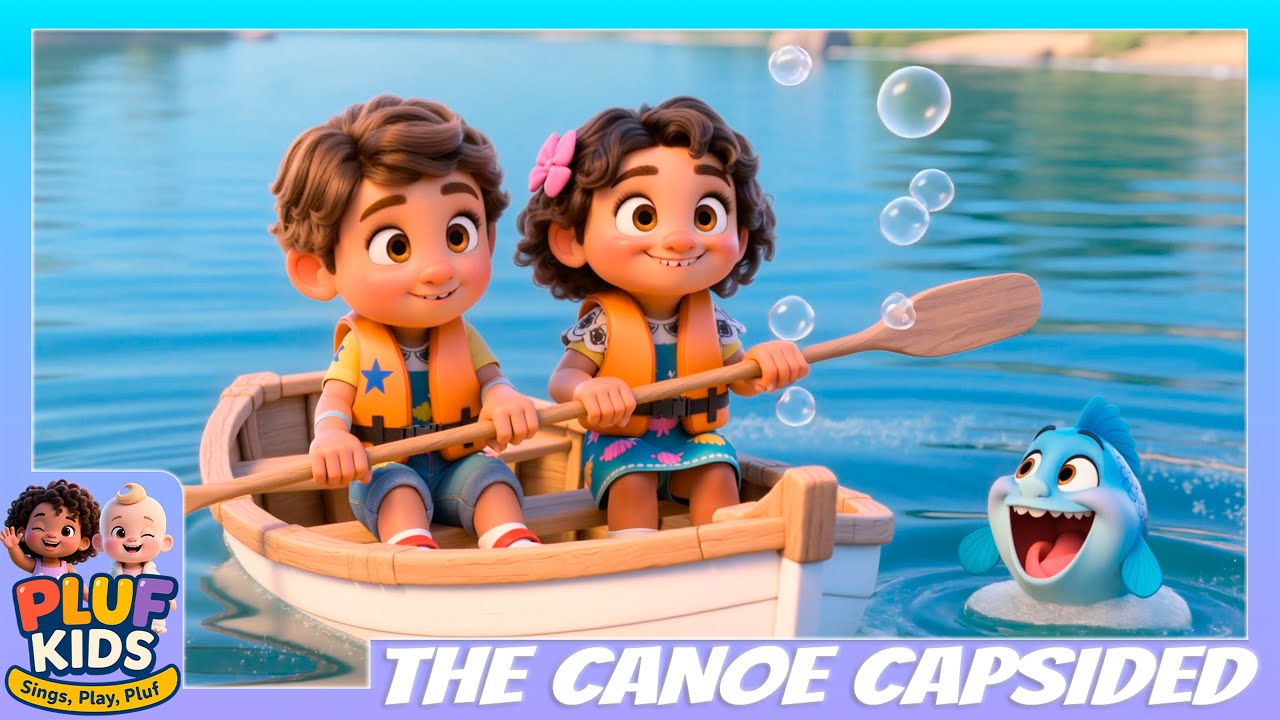 The Canoe Turned Over 🚤 | Animated and Educational Children's Music ...