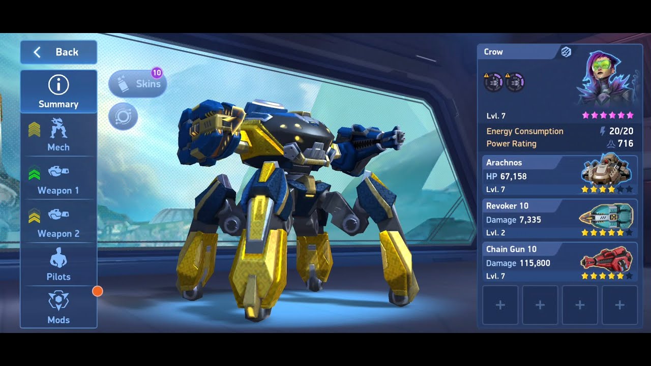 Not the most most Tank bot but it does what it has to in Mech Arena ...