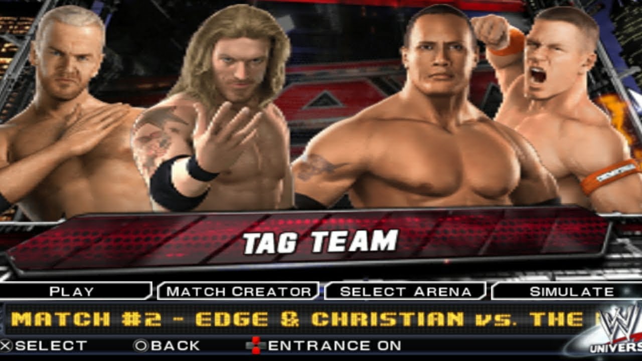 Wwe SMACKDOWN VS RAW 2011 TEAM EDGE VS TEAM JOHN CENA - YouTube