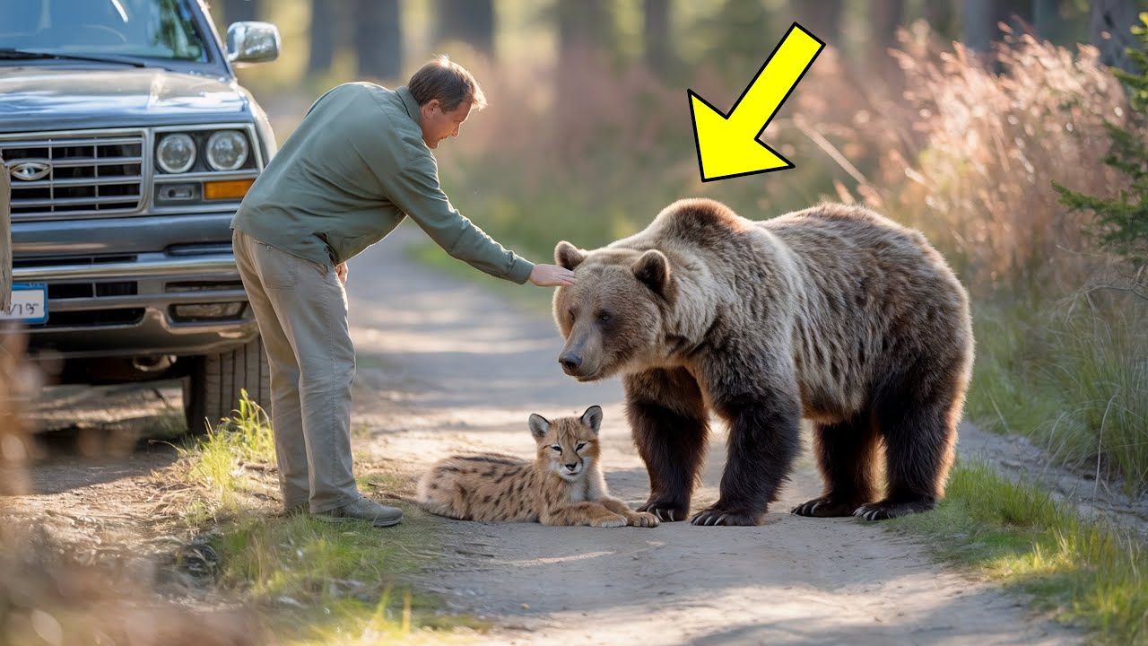 A crying bear brought a dying bobcat cub to this man, and the ...
