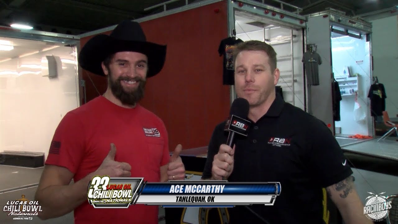 RacinBoys with Ace McCarthy 2019 Chili Bowl Nationals - YouTube