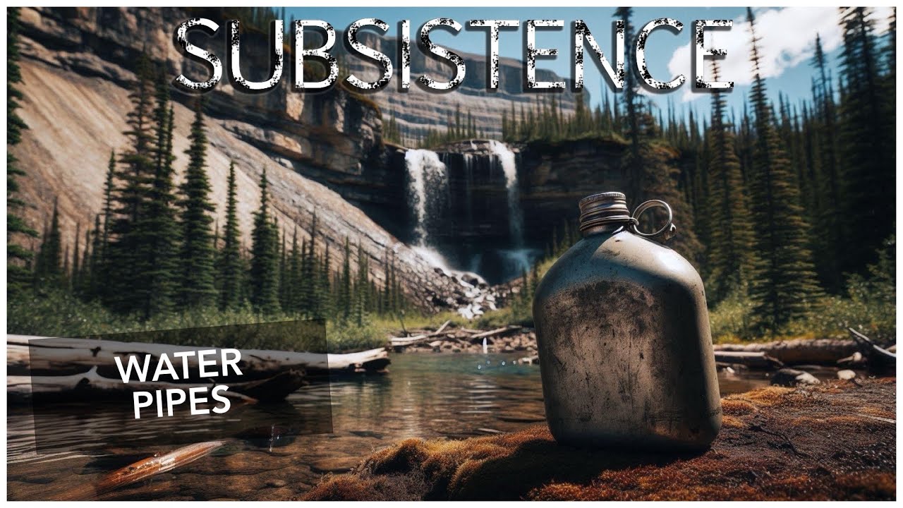 Connecting the WATER supply and plant bed sprinklers | Subsistence ...