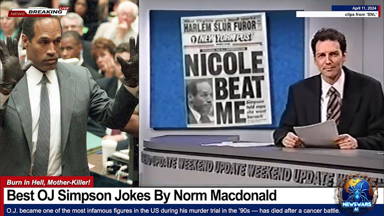 Best OJ Simpson Jokes ~ Norm McDonald on SNL (RIP Norm 1959-2021) - YouTube