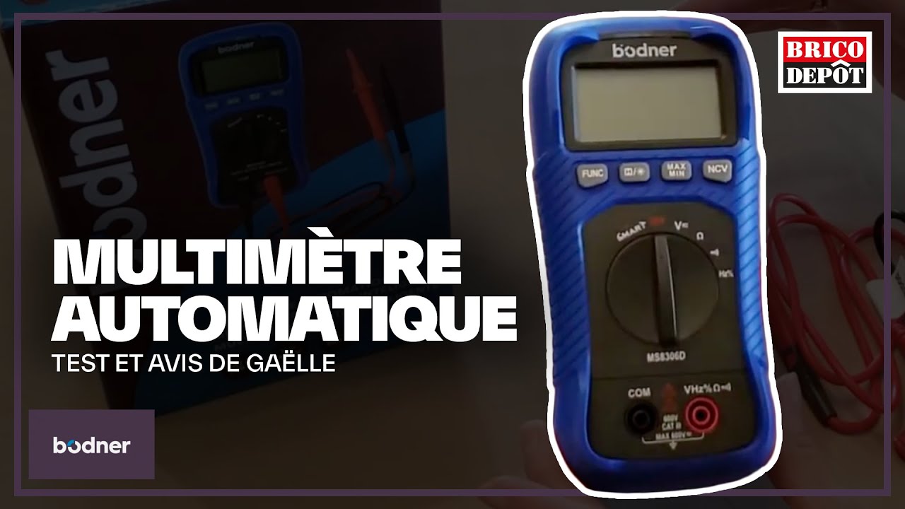 Multimètre automatique Bodner MS8306D : test et avis de Gaëlle - Brico ...