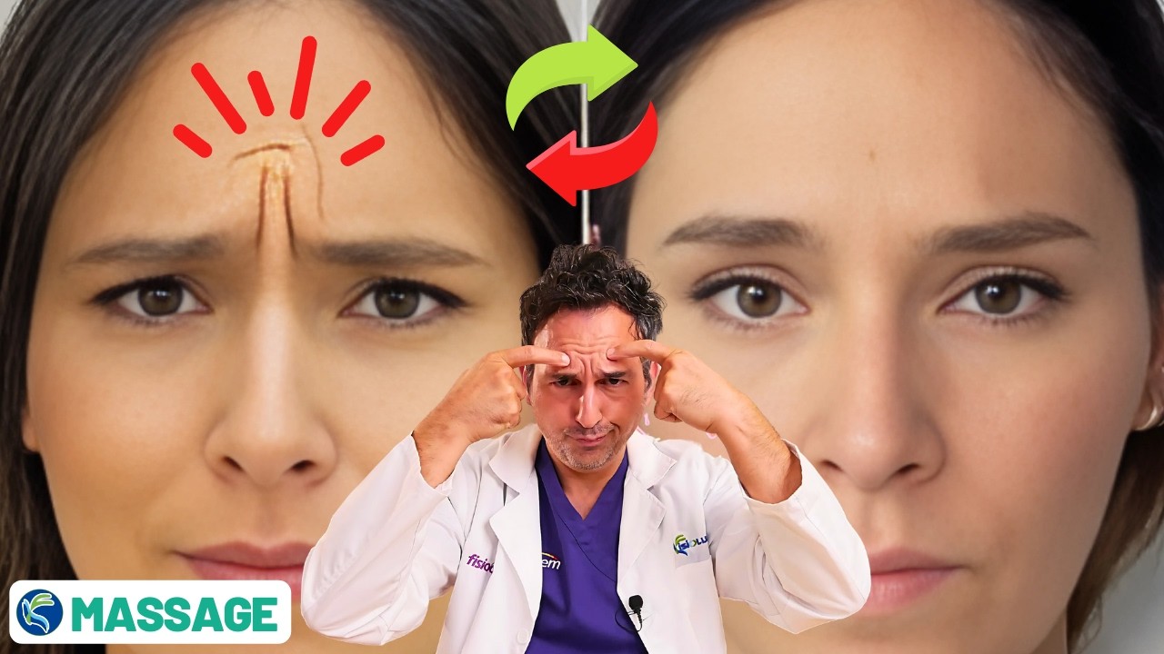 Massage to remove the eyebrows #Physiolution - YouTube