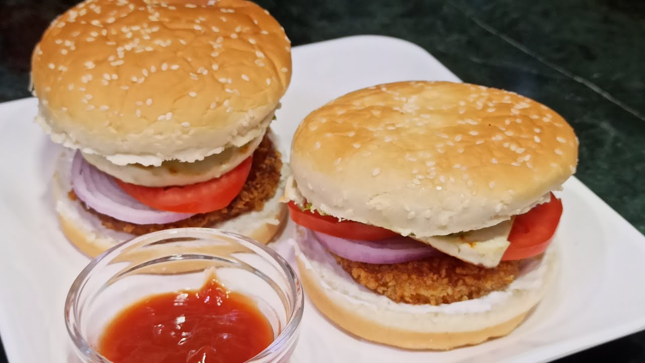 Veg Double Patty Burger - YouTube