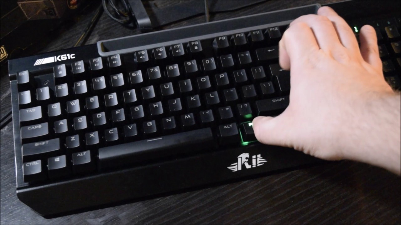 Rii K61C Mechanical gaming keyboard - Review - YouTube